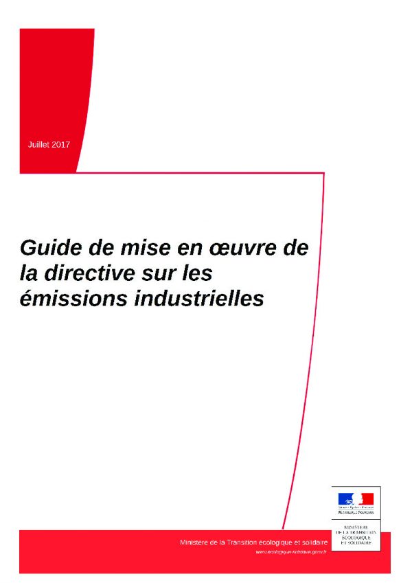 Mise à jour du Guide de mise en oeuvre de la directive sur les ...