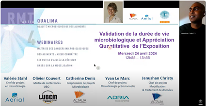 Quatre vidéos sur l’appréciation quantitative des risques (aqr) microbiologiques Actalia
